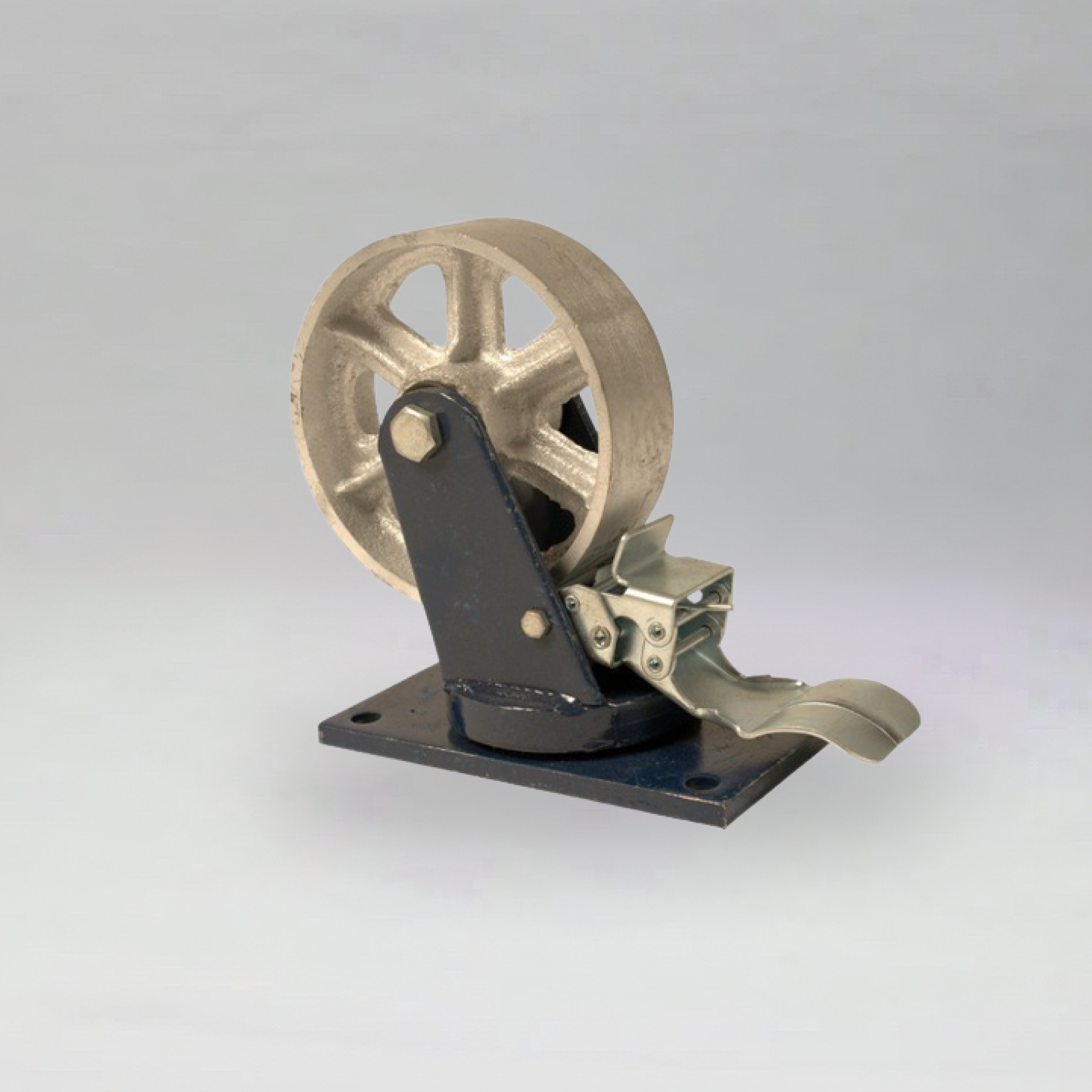 Castor 6" Steel - Heavy Duty | Rotaform Plastics NZ